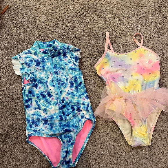Swim | 2pc Swimming Wear Swim Cloth For Girl Bodysuit | Poshmark